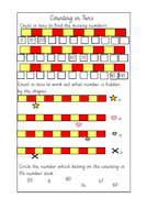 Year 1 Counting in Tens Using Base 10 and Counting Stick | Teaching ...