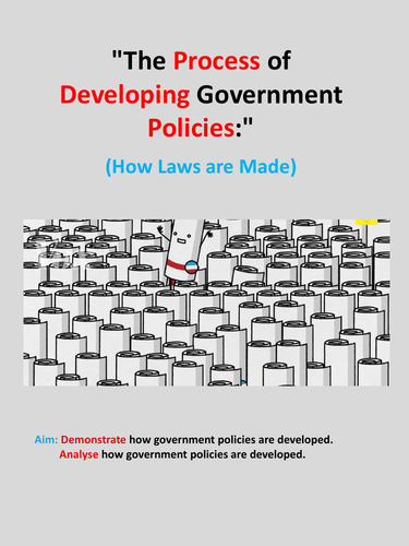 How Laws Are Made - WorkBook | Teaching Resources