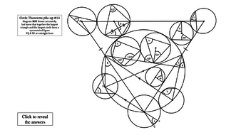 Circle Theorems Revision Exercise #14 by keyboardmonkey | Teaching ...