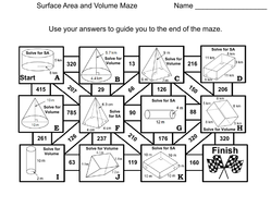 Surface Area and Volume | Teaching Resources