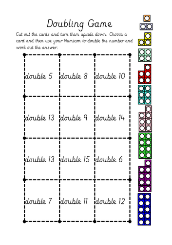 Year 1 Doubling Using Numicon | Teaching Resources Year 1 Doubling Using Numicon | Teaching Resources