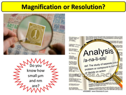 Cell Microscopy - Magnification And Resolution Activities | Teaching ...