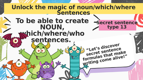 Alan Peat's 'Noun which/where/who' sentence - complete lesson - FULLY ...