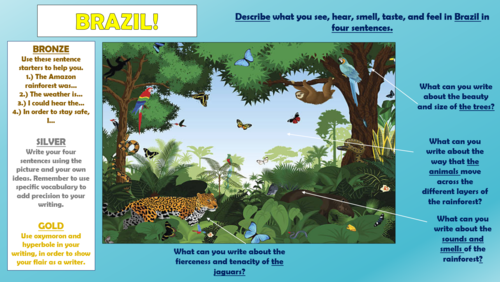 Around the World in 32 Sentences - Descriptive Writing Challenge ...