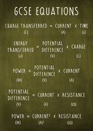 GCSE Physics Equations Posters (low-res version for students' phones ...