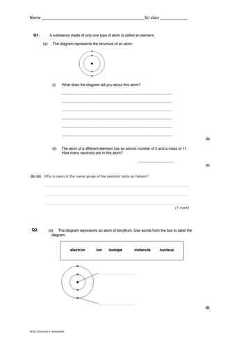 CP6a atomic models | Teaching Resources
