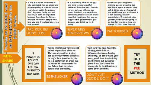 PEE PARAGRAPH WRITING LESSON PRESENTATION | Teaching Resources PEE PARAGRAPH WRITING LESSON PRESENTATION | Teaching Resources