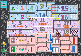 Number Puzzles 1-20 | Teaching Resources