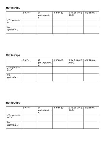 Te gustaria ir al cine? - Asking people out | Teaching Resources