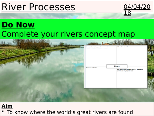 WJEC Eduqas GCSE - River Processes and Landscapes | Teaching Resources