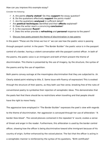 Poetry Cambridge AS - Songs of Ourselves Vol 2 | Teaching Resources