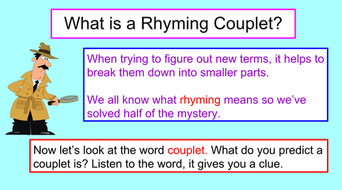 Rhyming Couplets Lesson | Teaching Resources