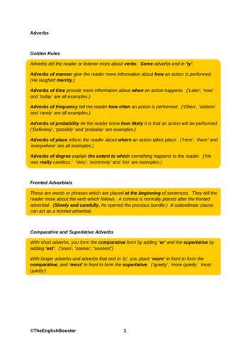 SPaG Worksheets: the complete package for Year 6 SPaG revision ...