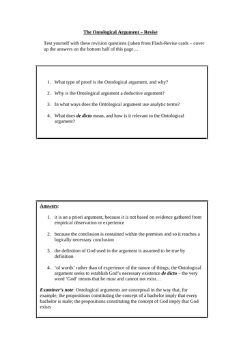Philosophy of Religion - Kant and the relationship between faith and ...