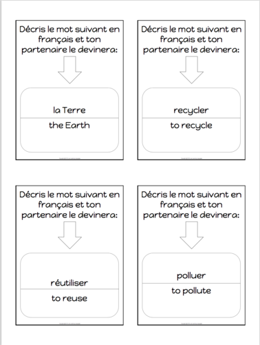 L'environnement - French conversation questions - Le Jour de la Terre ...