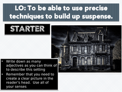 SLOW WRITING - SUSPENSE WRITING - COMPLETE LESSON | Teaching Resources