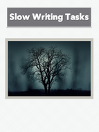 SLOW WRITING - SUSPENSE WRITING - COMPLETE LESSON | Teaching Resources