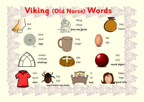 The Vikings - Viking Words Activity + Game | Teaching Resources