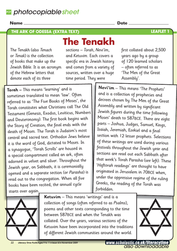 Judaism GCSE the importance of the Torah (AQA) | Teaching Resources