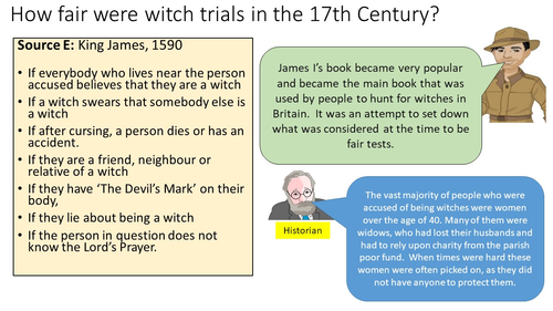 How fair were witch trials in the 17th Century? | Teaching Resources