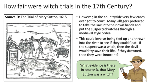How fair were witch trials in the 17th Century? | Teaching Resources