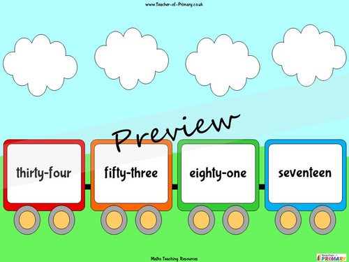 Numbers in Words - Year 2 | Teaching Resources