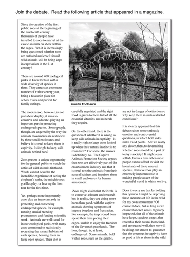 How To Write A Balanced Argument Or A Discursive Essay (9-14 years ...