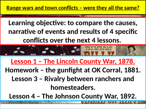 9-1 American West: The Range Wars | Teaching Resources