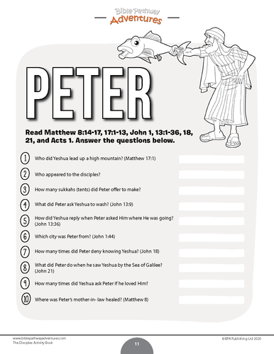 The Disciples Activity Book | Teaching Resources