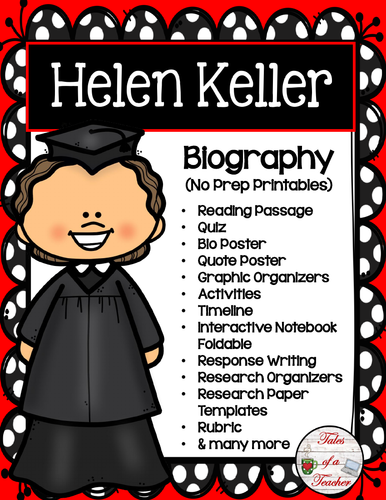 Helen Keller Biography | Teaching Resources