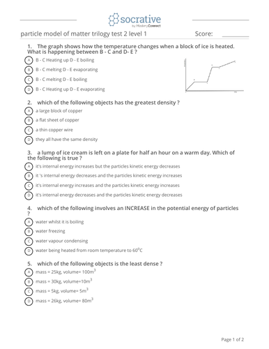 AQA physics GCSE 9 -1 exam practice M/C revision questions for paper 1 ...