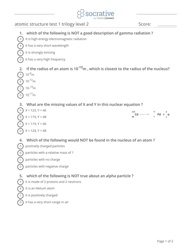 AQA physics GCSE 9 -1 exam practice M/C revision questions for paper 1 ...
