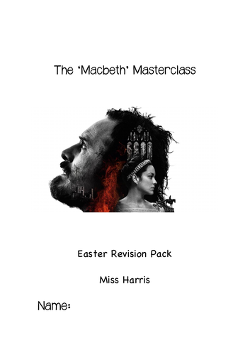 'Macbeth' Masterclass Revision Booklet | Teaching Resources