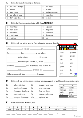 Studio 2, Rouge, Module 4, pp.70, 71 : Dans mon appart’ | Teaching ...