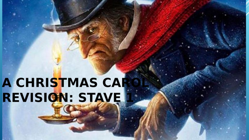 GCSE English Literature-A Christmas Carol Stave 1 - revision powerpoint ...