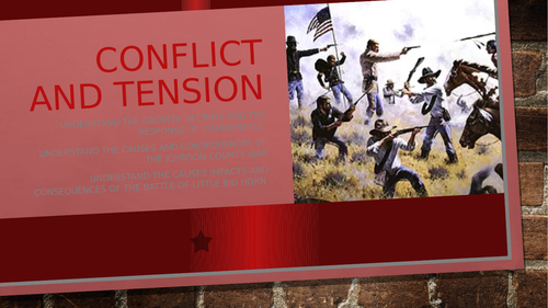 The American West, c1835-c1895: 3.2 Conflict and tension | Teaching ...