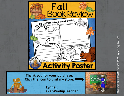Book Review Poster BUNDLE *Print and Go!* | Teaching Resources