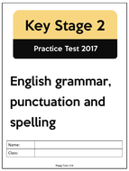SPaG SATs Test Practice Paper | Teaching Resources