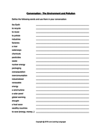 The environment - ESL conversation questions - No prep speaking ...