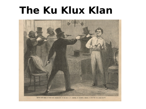 The Ku Klux Klan Informative Guide | Teaching Resources