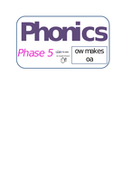 All Phase 5 Alternative Pronunciations | Teaching Resources