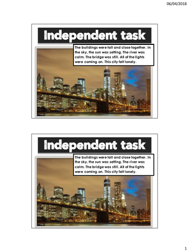 KING KONG - Lesson 2 -Expanded noun phrases -FREE SAMPLE LESSON ...