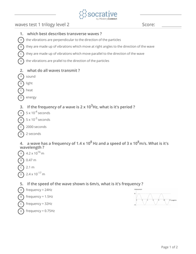 AQA physics GCSE 9 -1 exam practice M/C revision questions for paper 2 ...