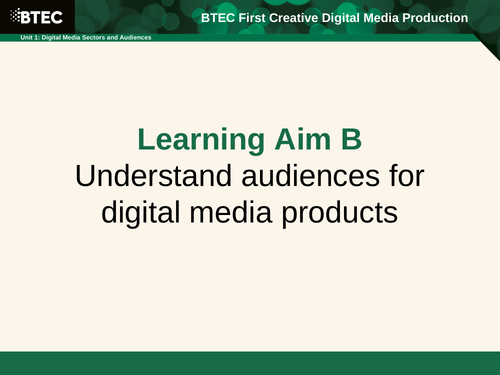 Unit 1 Bundle: BTEC First in Creative Digital Media Production ...