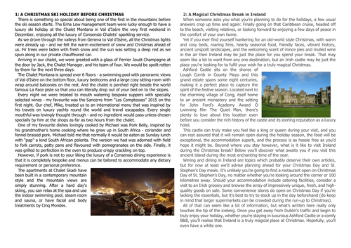 Cover Lessons: 3 Travel Blogs + Reading/Writing Activites | Teaching ...