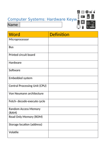 Computing Keywords Sheets (pupils find the definitions) | Teaching ... Computing Keywords Sheets (pupils find the definitions) | Teaching ...