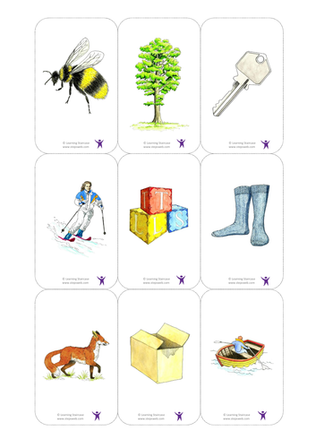 Rhyme Set - includes a huge range of picture card materials and game ...