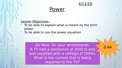 Power | Teaching Resources