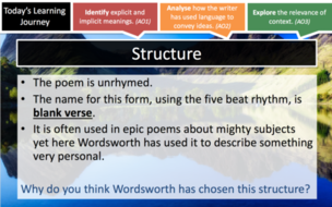 The Prelude William Wordsworth | Teaching Resources