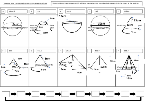 Volume and surface area of spheres, cones and pyramids lesson ...